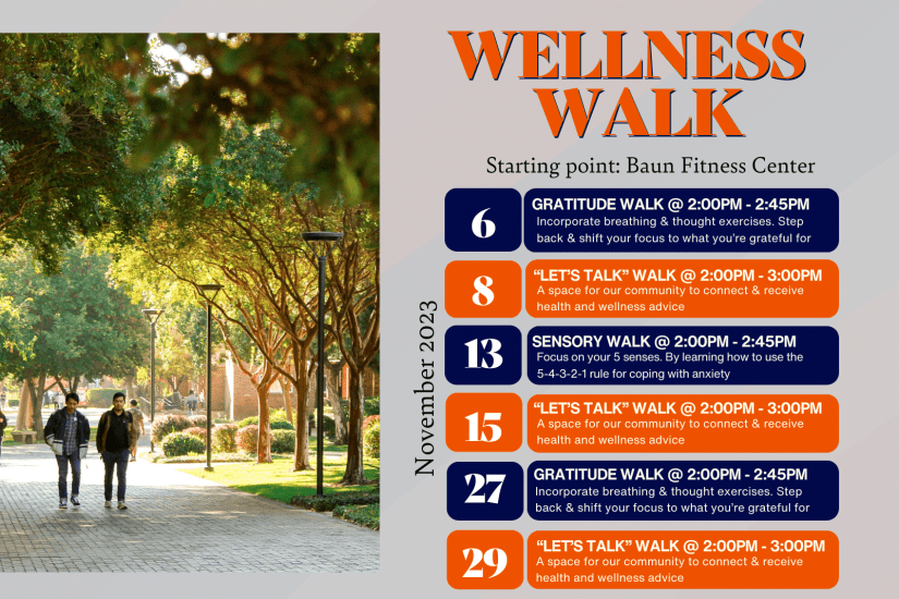 Wellness Walk: Sensory Walk | University of the Pacific